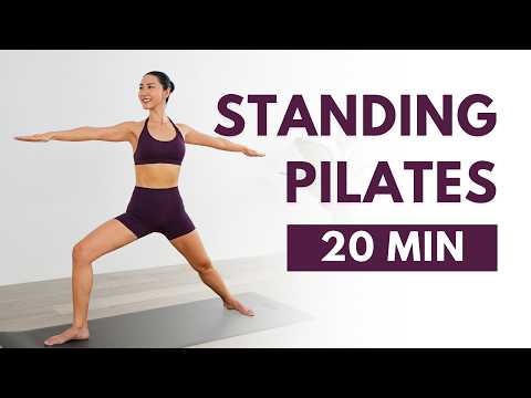20 MIN STANDING PILATES 🔥 BURN FAT FAST & SLIM BODY (No Equipment)