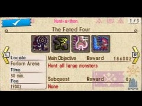 MHGen: Vs. The Fated Four - YouTube