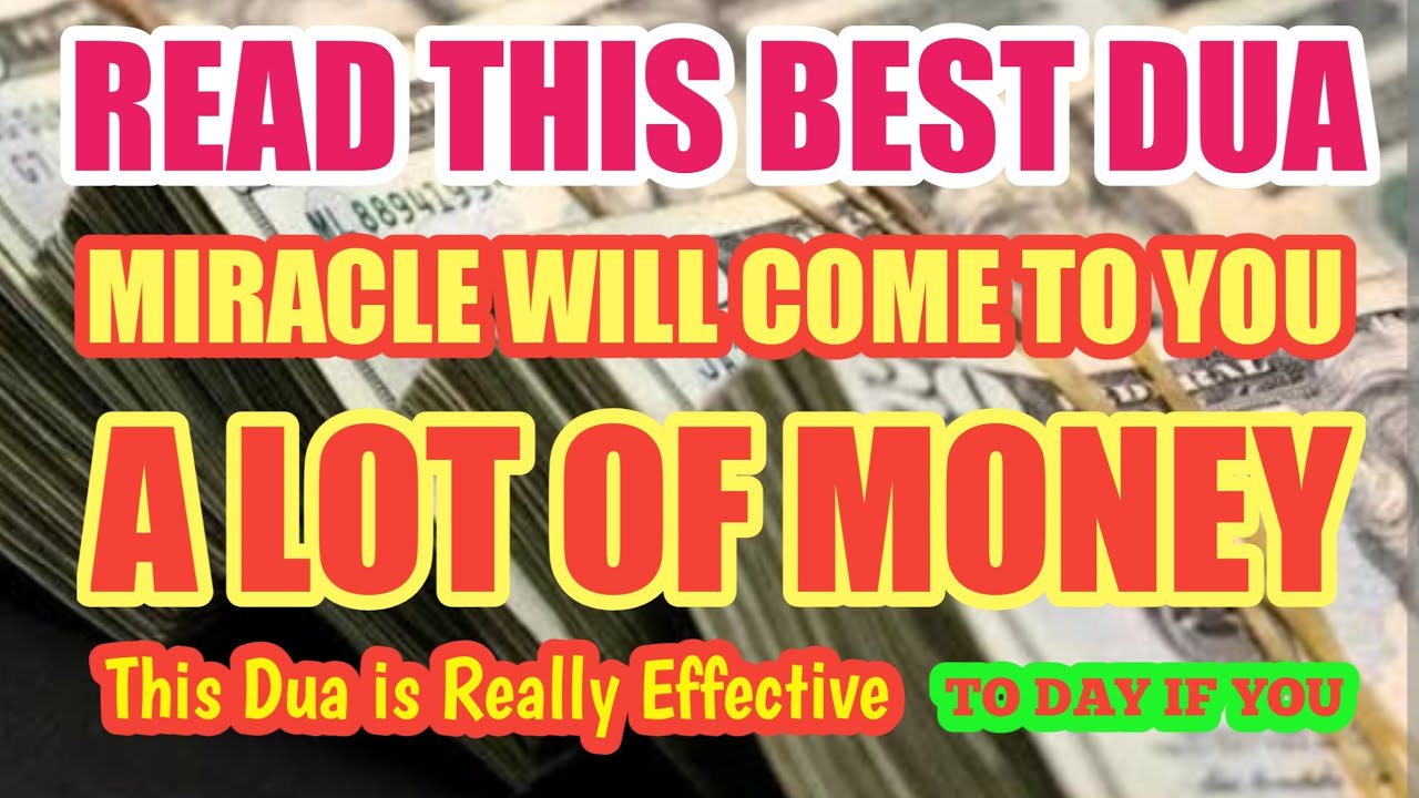DUA TO BECOME RICH, WEALTH, BEAUTIFUL AND SUCCESS - Get Ready if Good ...