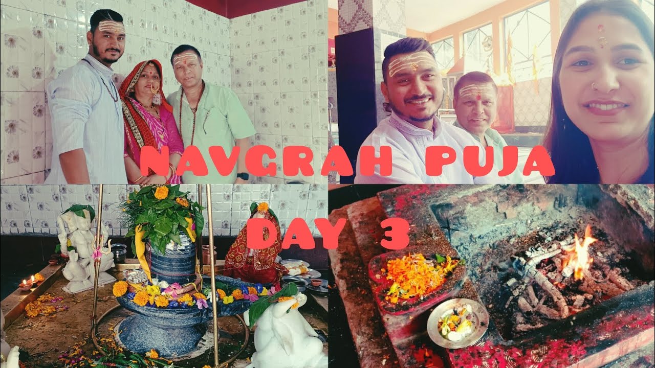 Navgrah Puja Day 3..🪔 #puja #hometown #diwalitime #nainital #family ...