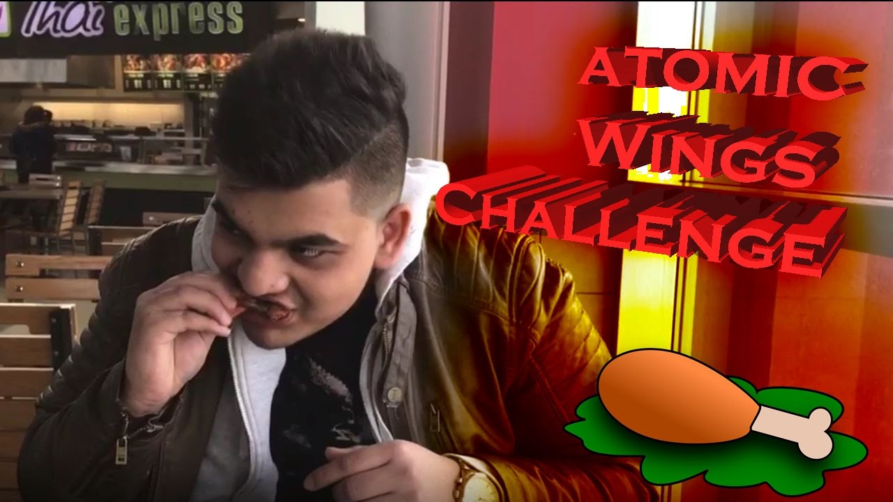 Atomic Wings Challenge - YouTube