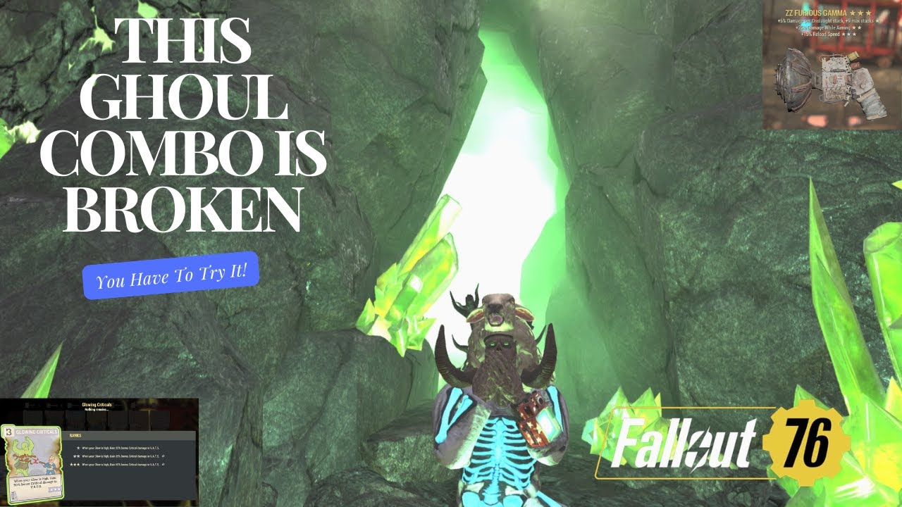 The Ultimate Ghoul Combo in Fallout 76 – Unstoppable Build! - YouTube