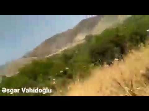 Qubadlı rayonu Qaracallı kəndi Həkəri çayı 04.07.2021. Kənddən çaya gedən yol. Əsgər Vahidoğlu.