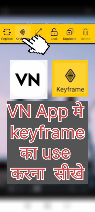 How to use keyframe in vn app. VN app me keyframe ka use kaise kare #videoediting # ...