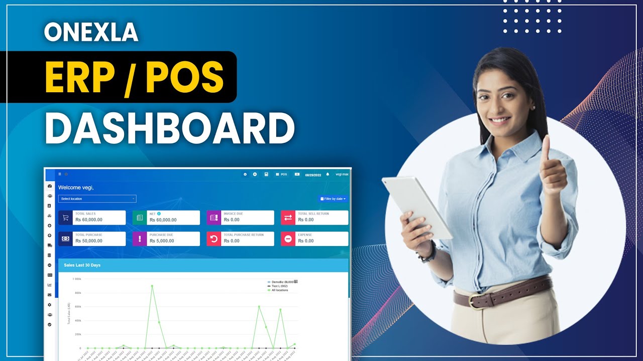 Onexla Main Dashboard The Best Cloud ERP / Onexla POS System in Sri ...