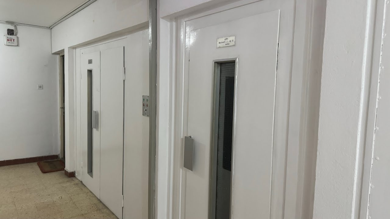 2x Amazing & Fast Original DAKA Lifts at Bulevar Zorana Djindjica 100 ...