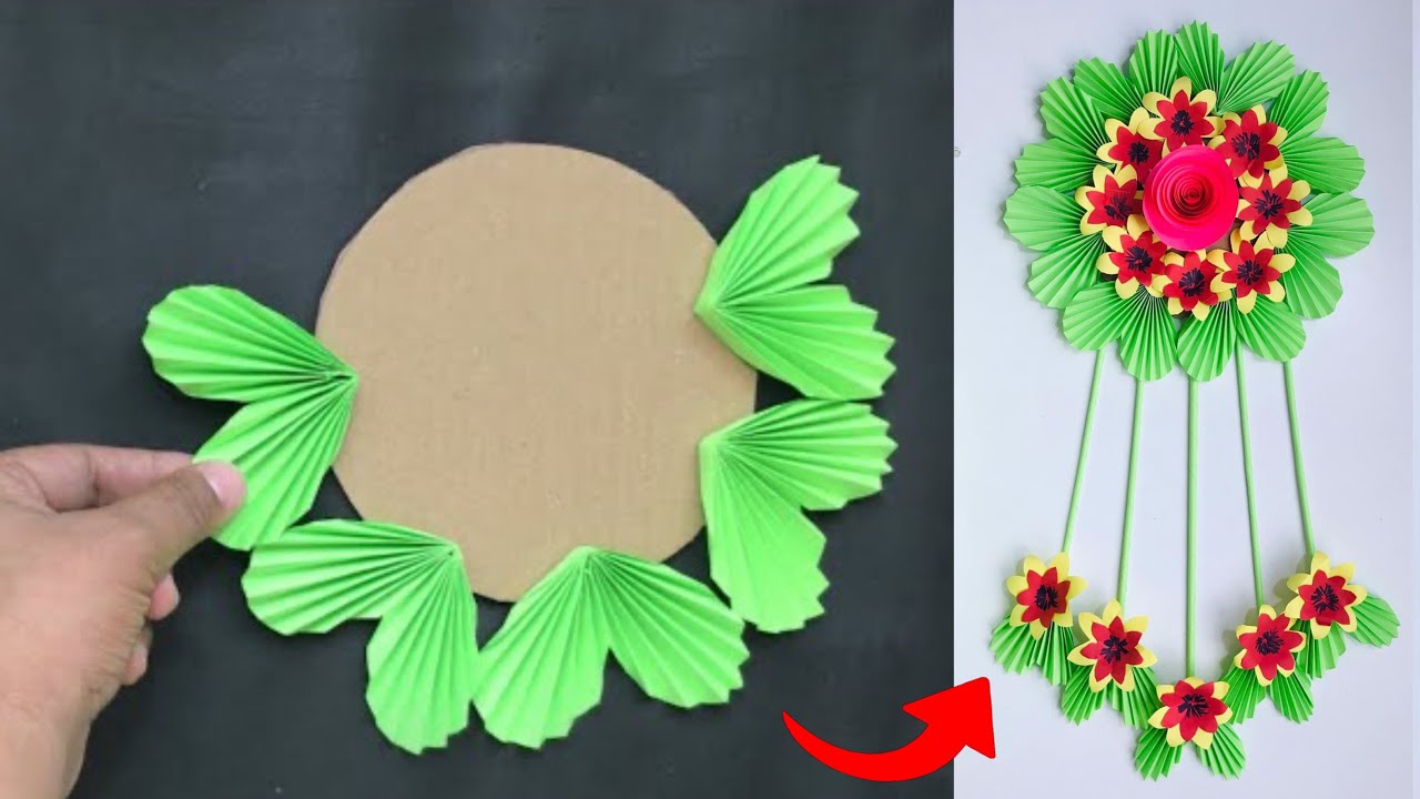 Beautiful Wall Hanging Craft | Paper Craft For Home Decoration | DIY ...