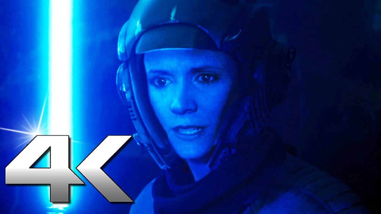 STAR WARS 9 "Luke VS Leia" Fight Scene (4K ULTRA HD) - YouTube