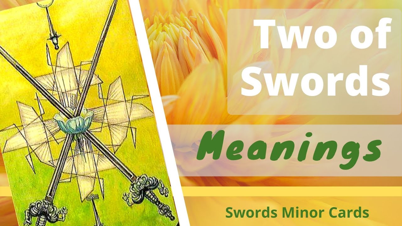 Two of Swords - why is it Peace? Thoth Tarot card meanings - YouTube