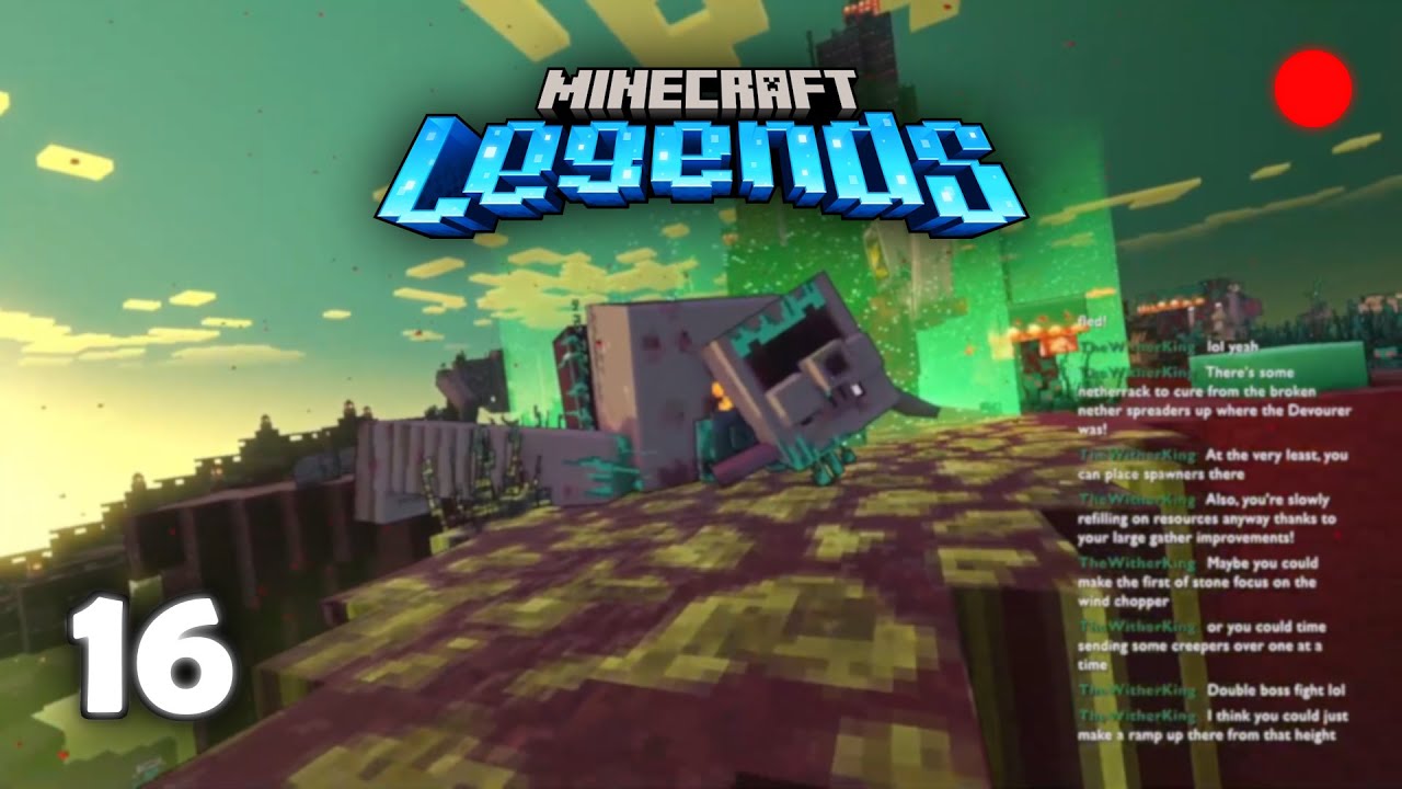 [LIVE] Minecraft Legends: Campaign - #16: Defeating The Devourer - YouTube