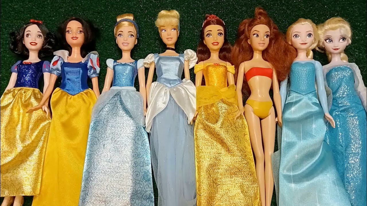 Rainbow Disney Princess Doll Mattel and Original Dolls ~ DIY Miniature ...