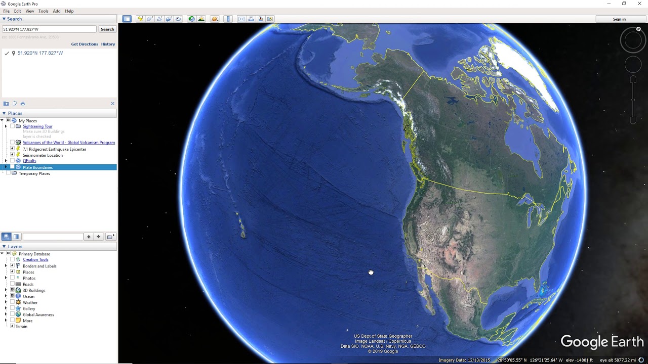 Seismic Data of a 6.2 Earthquake Off the Coast of Tanaga Volcano ...