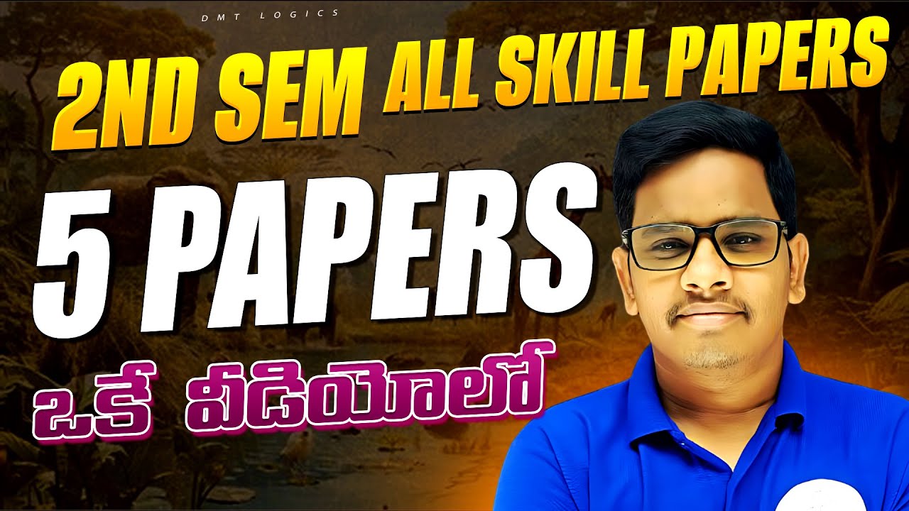 All Skills in One Video | 2nd Sem Skill Papers Important Questions ...
