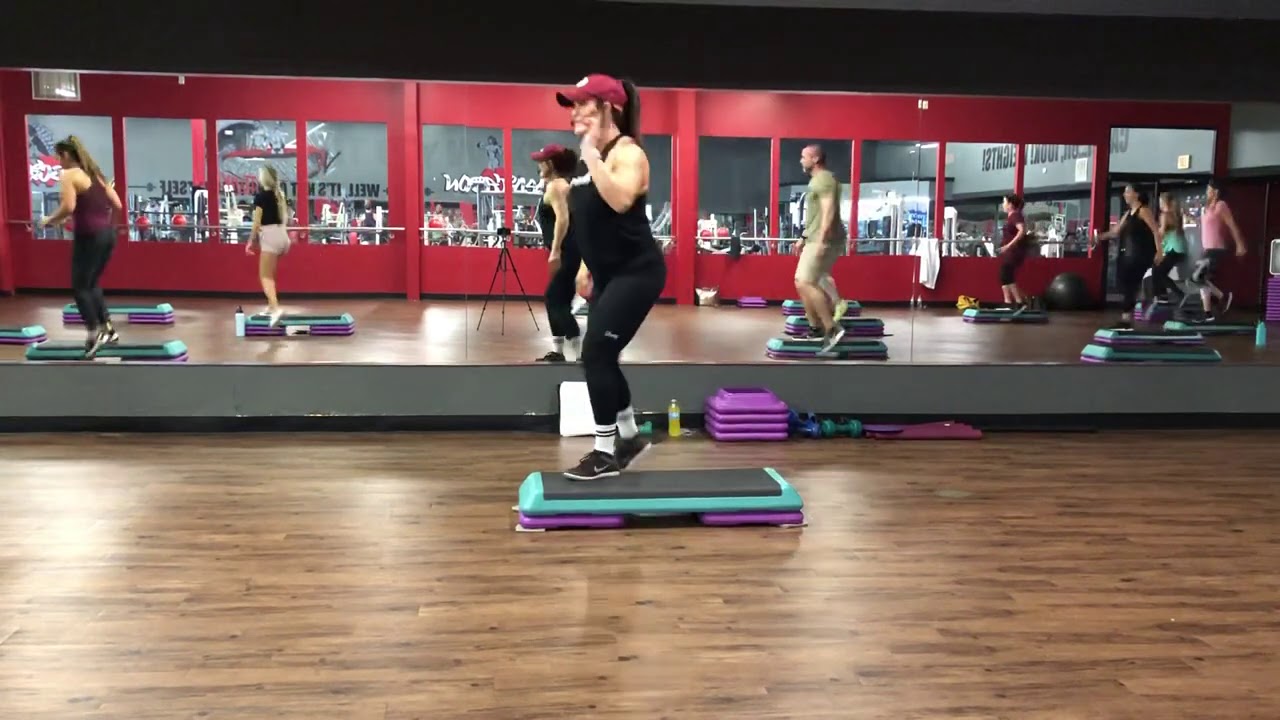 Cardio Step Workout 11. Old School Step Aerobics Full Length - YouTube