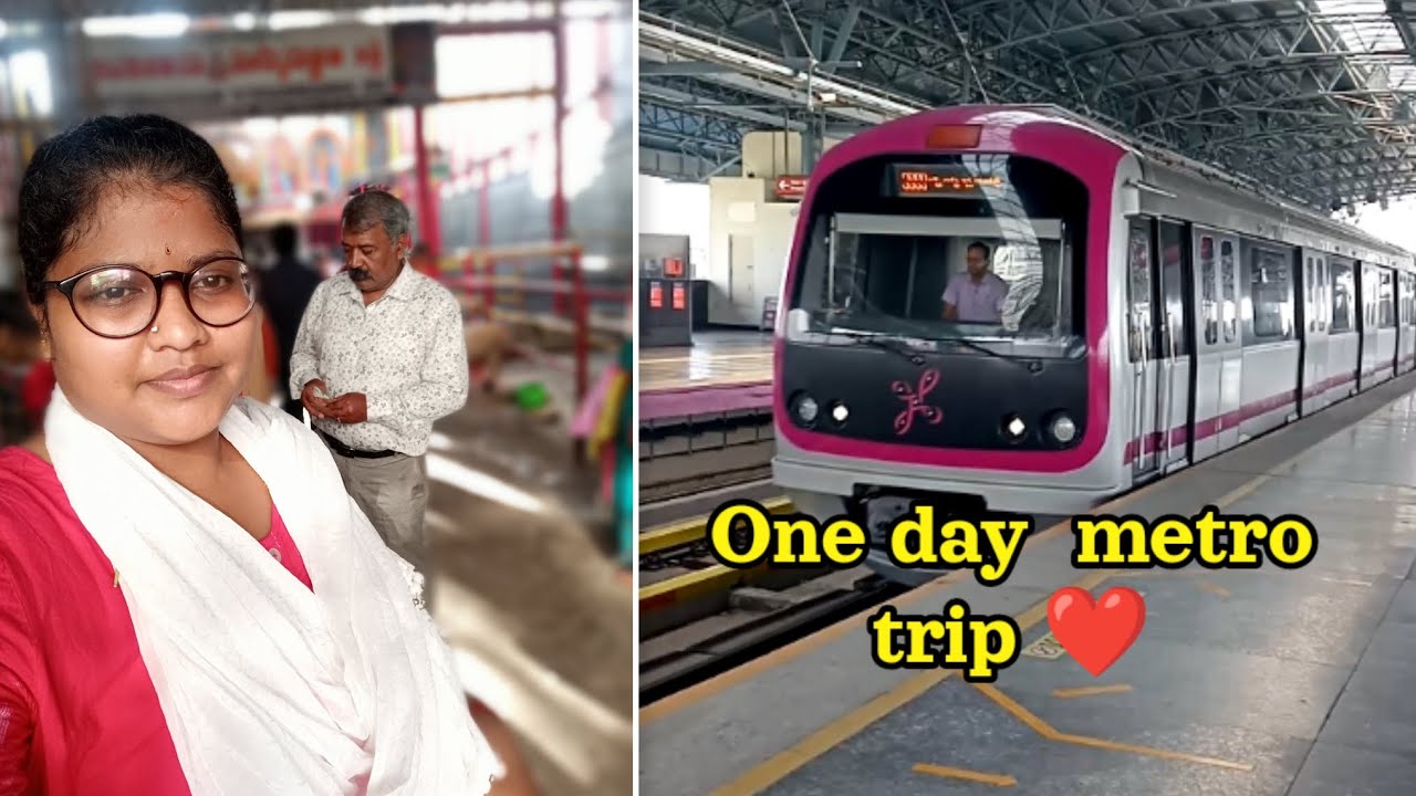 One day metro trip 💕 family vlog ️ - YouTube