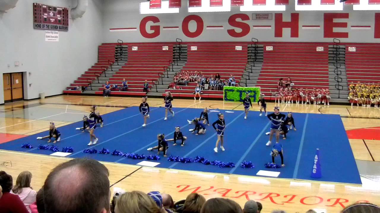 CCYFL Cheer Expo - 9 YO Amelia Barons - YouTube