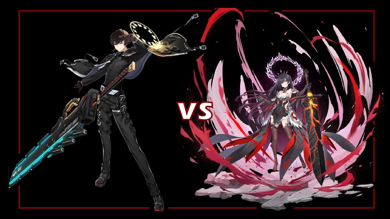 카운터 사이드(Counter side) 건틀렛 / 각성 주시윤 vs 각성 로자리아 2 - YouTube