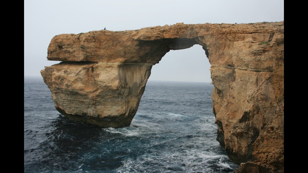 Azure Window (before collapse), Gozo (Għawdex), Malta, 2k 60fps - YouTube
