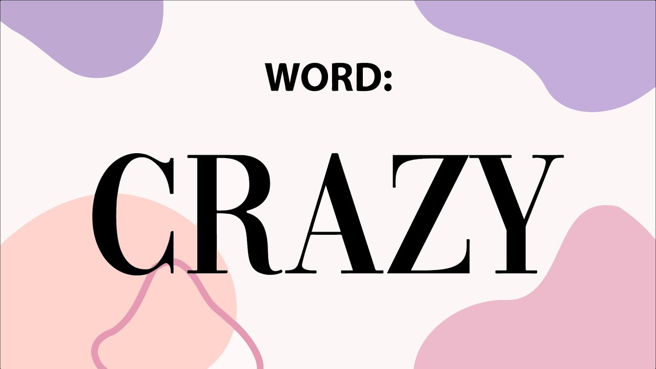 Crazy Word Clipart