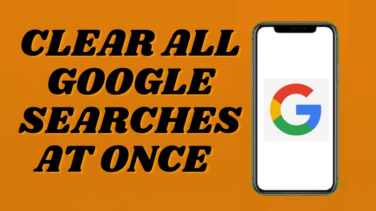 How To Clear All Google Search History At Once | Easy Tutorial - YouTube