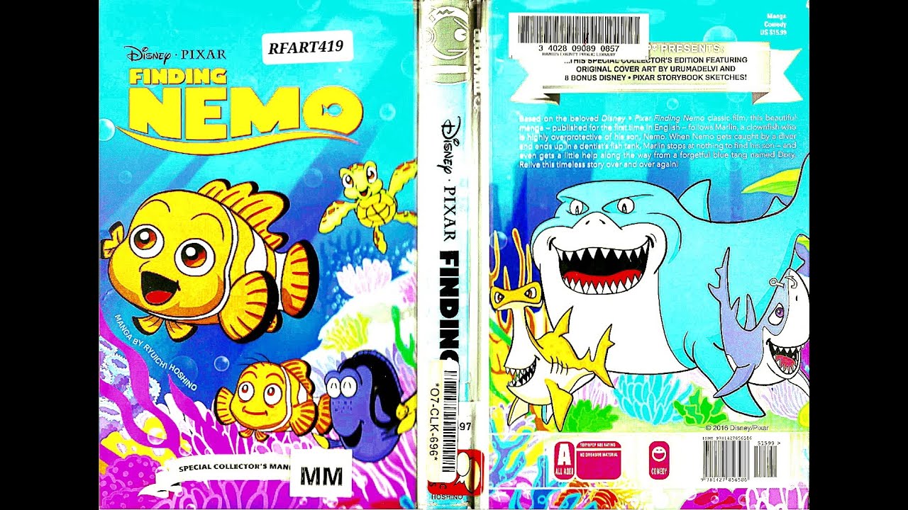 6-15-2024 - Finding Nemo Manga by Ryuichi Hoshino - Disney - RFART419 ...