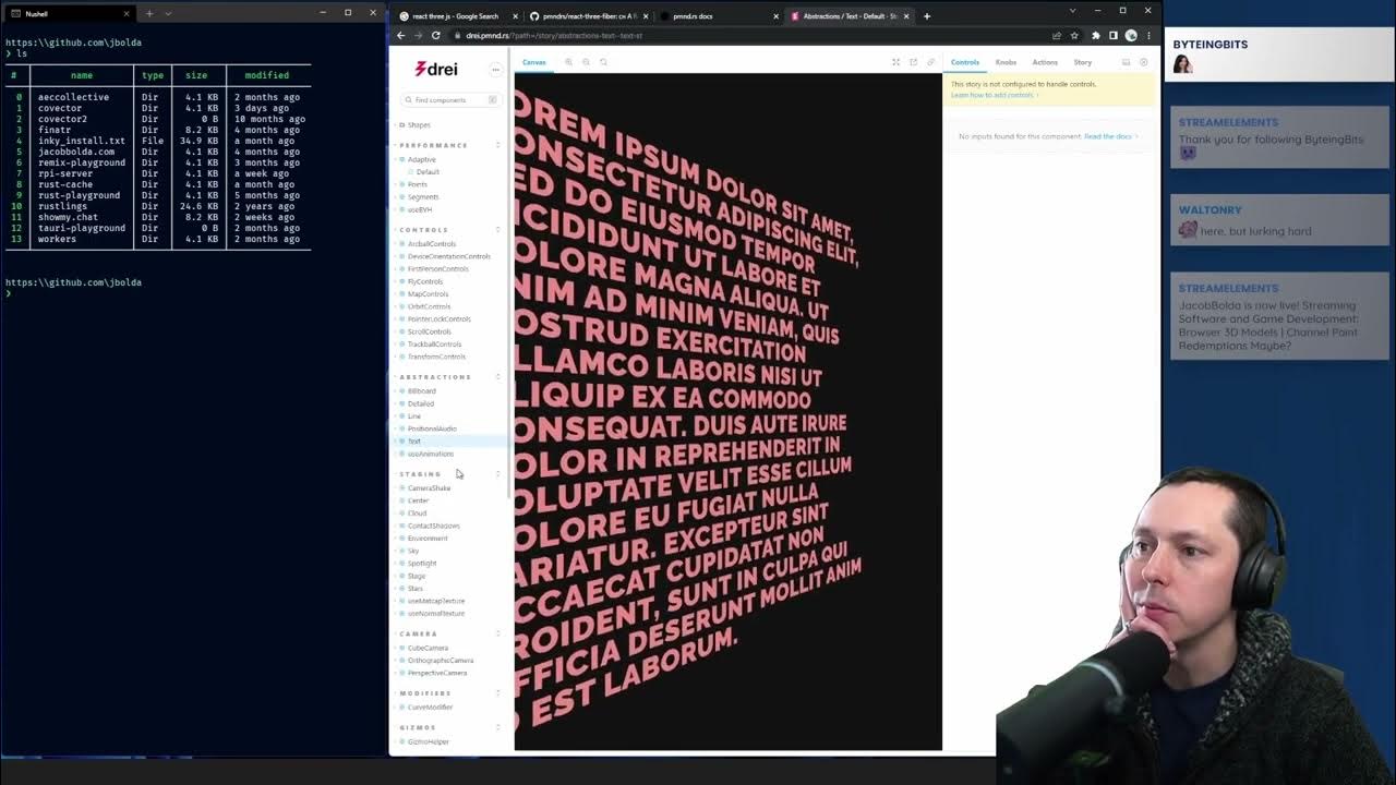 Setup WebGL through react-three-fiber (three.js) - YouTube
