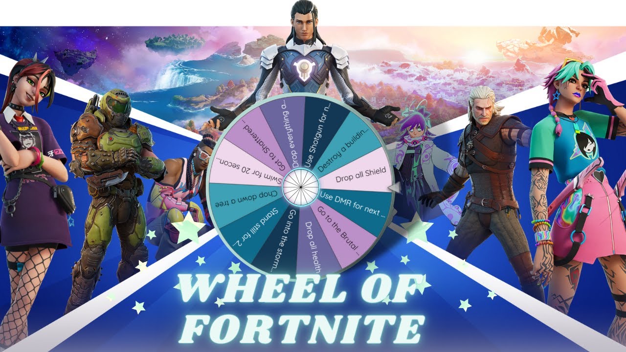LETS PLAY WHEEL OF FORTNITE!!!! #fortnite #fortnitechallenges - YouTube