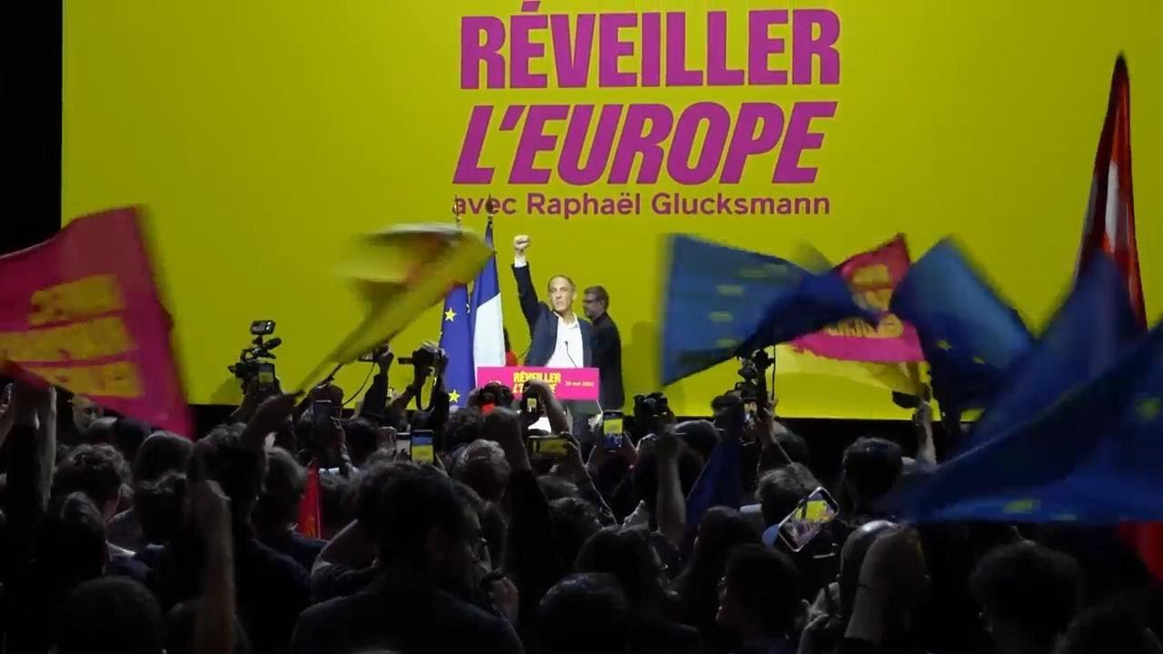 French social democrats holds rally ahead of European elections - YouTube