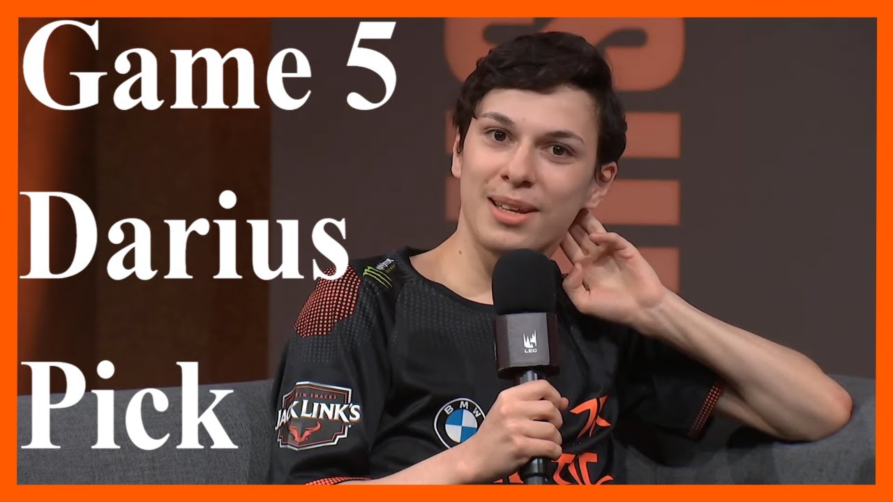 FNC Adam And Yamato Talk About The Darius Pick In Game 5 - YouTube