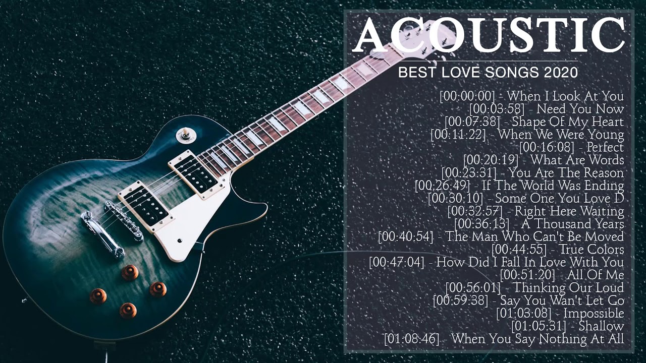The Great Acoustic Cover Of Popular Songs Collection || Guitar Acoustic ...