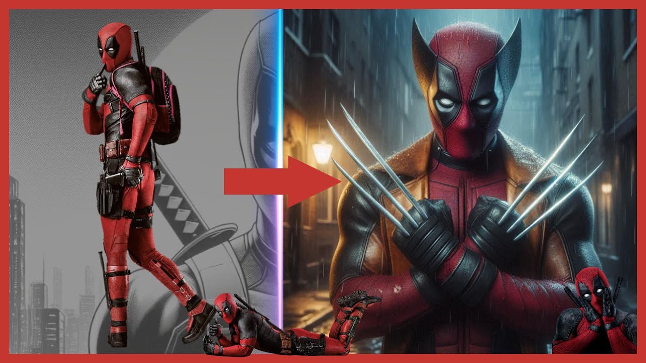 DEADPOOL VARIANTS In Alternate Universe | MARVEL DC AI BOT VERSION | AI ...