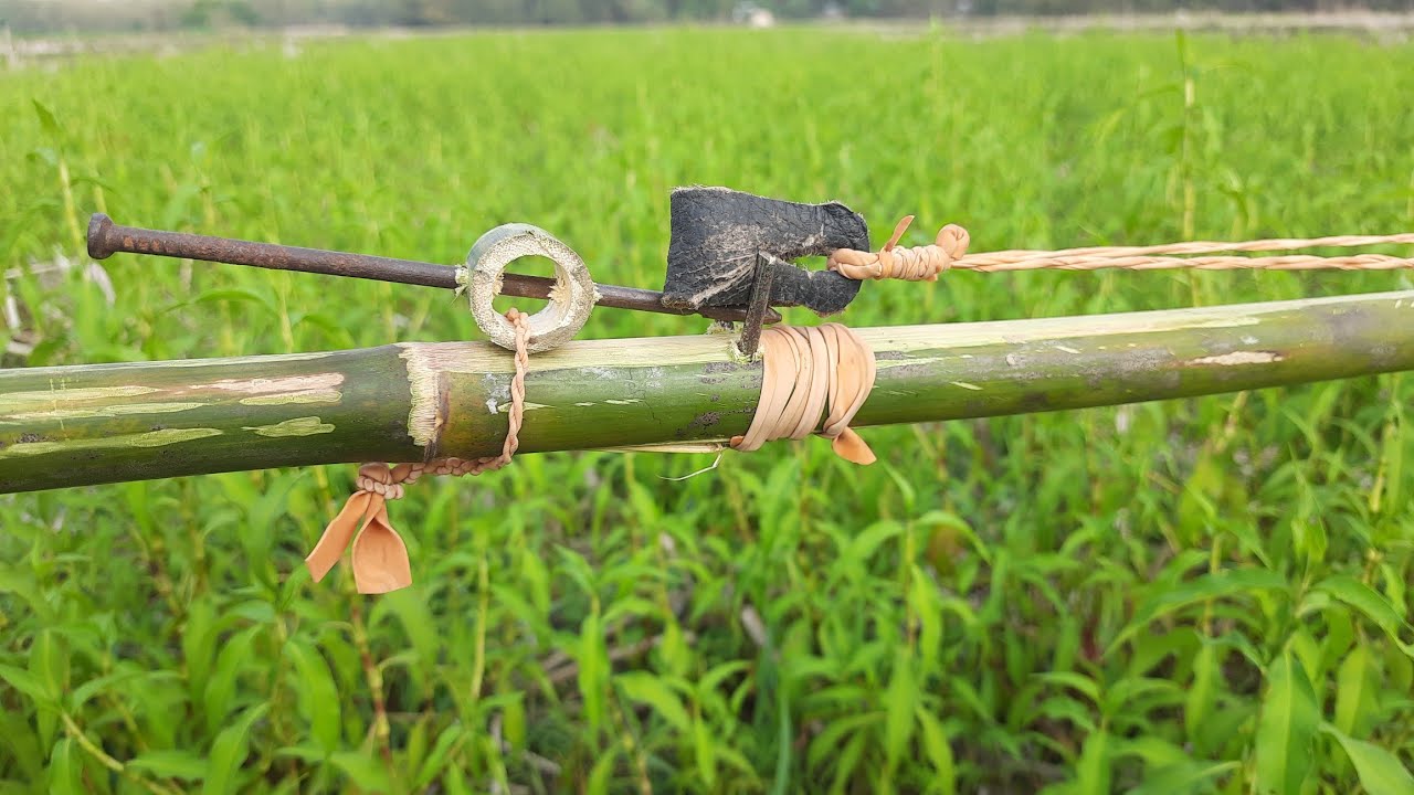 DIY- slingshot bamboo | making easy gun 💥 - YouTube