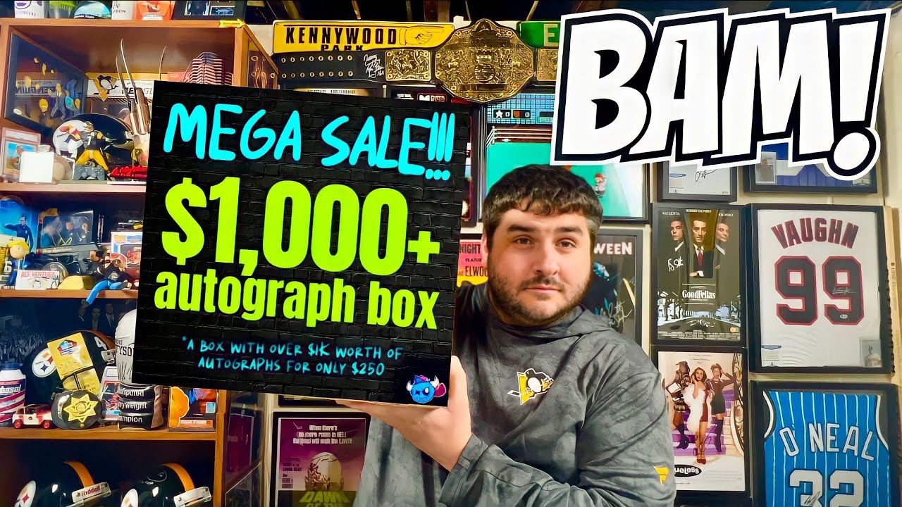 BAM Box Mega Sale $1000+ Autograph Box - Let's Open It Up! - YouTube