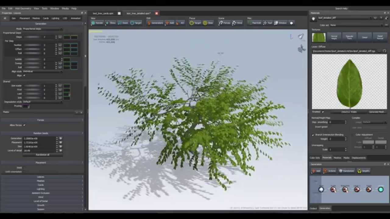 09 Using Arnold procedurals and Speedtree to create a forest Part 1 ...