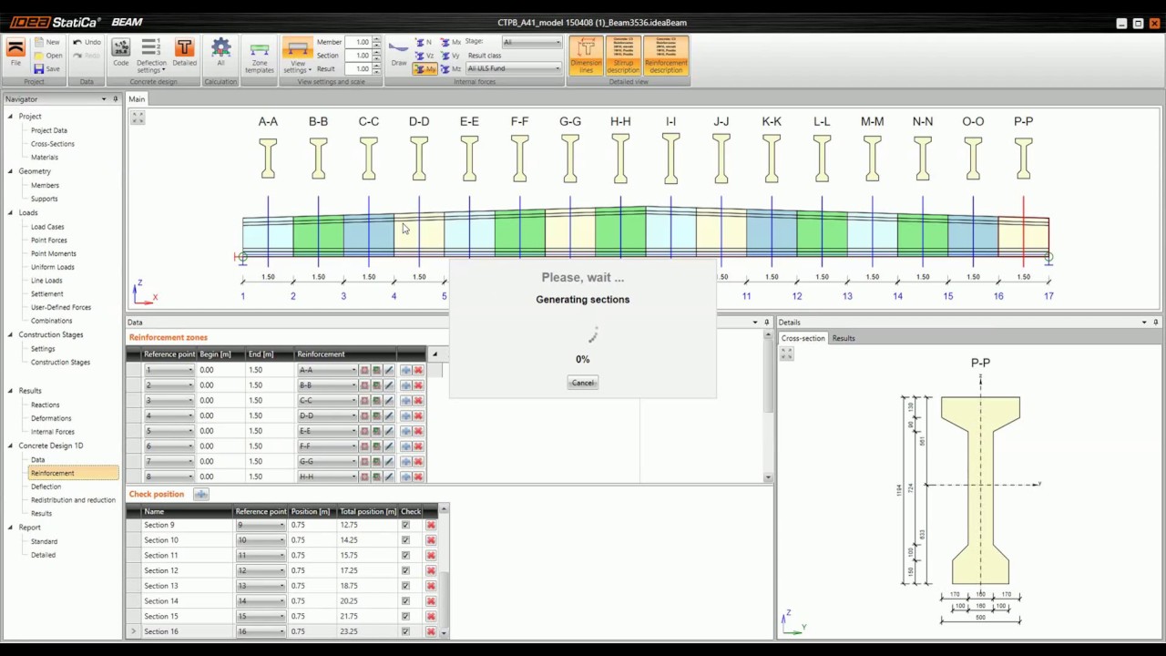 BIM Link AxisVM and IDEA StatiCa Concrete - YouTube