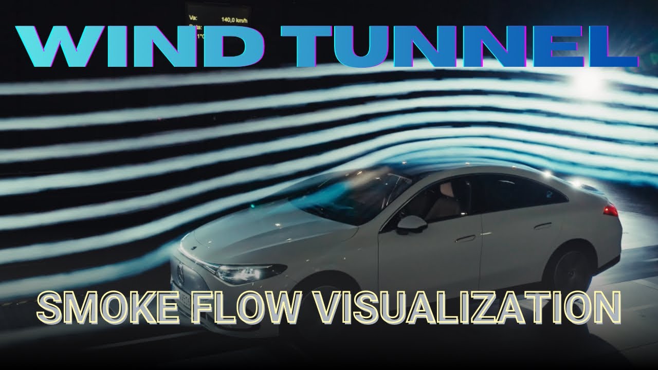 How Air Flows Around a Car. Epic Wind Tunnel Smoke Flow Visualization ...