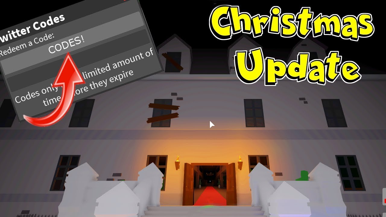 CODES! Christmas Update New Mansion Map and Xmas Items In Roblox ...