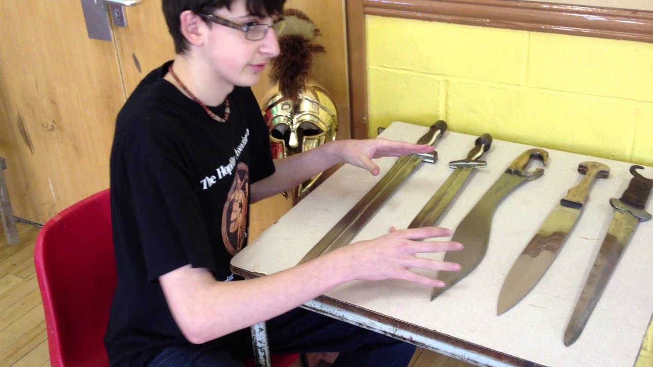 Ancient Greek swords - YouTube