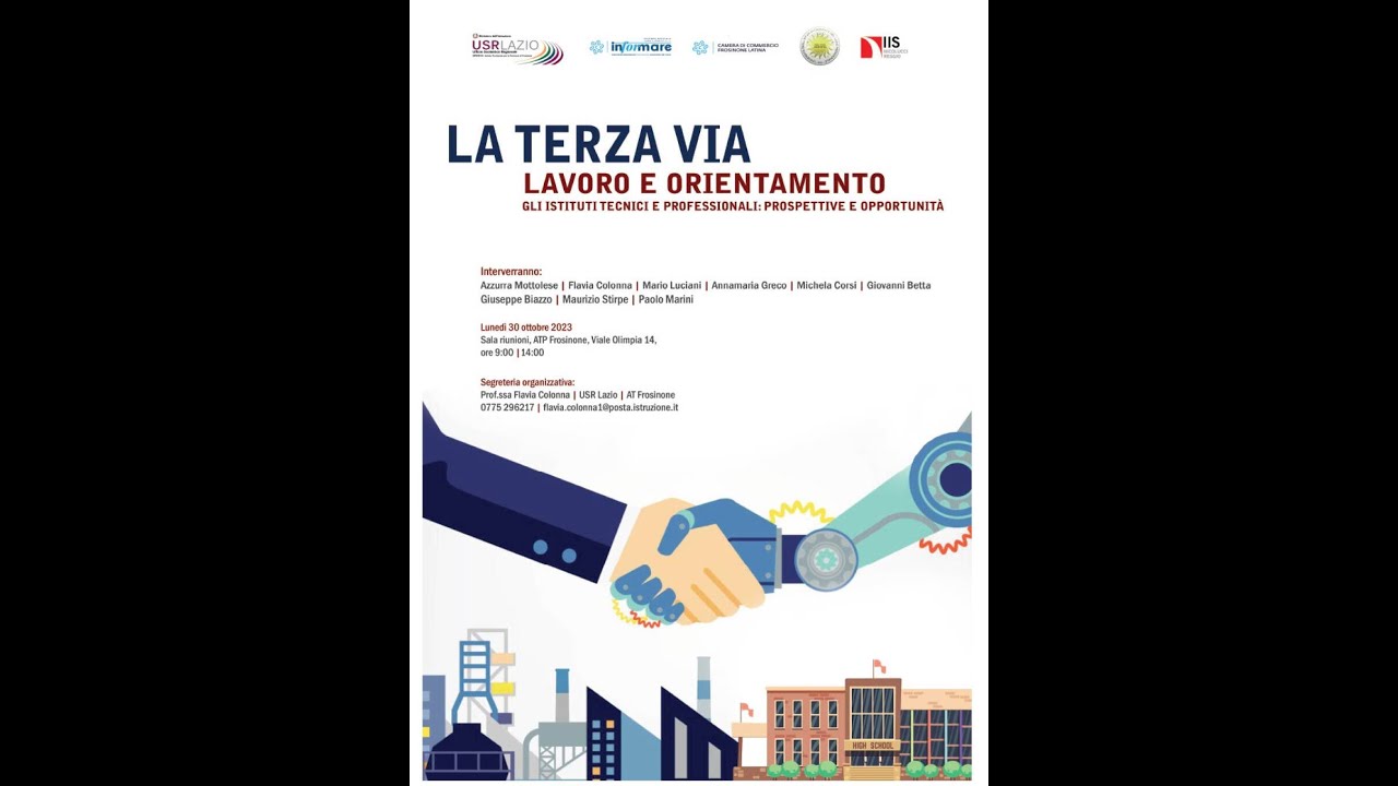 Lavoro e Orientamento “LA TERZA VIA” Gli Istituti Tecnici e ...