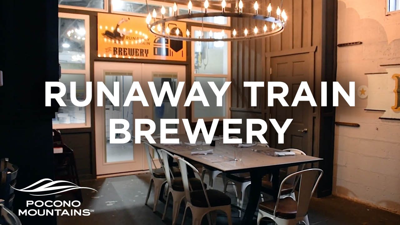 All Aboard Runaway Train Brewery in Honesdale, PA - YouTube