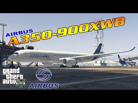 Review Mod GTA 5 Pesawat Airbus A350-900XWB - YouTube