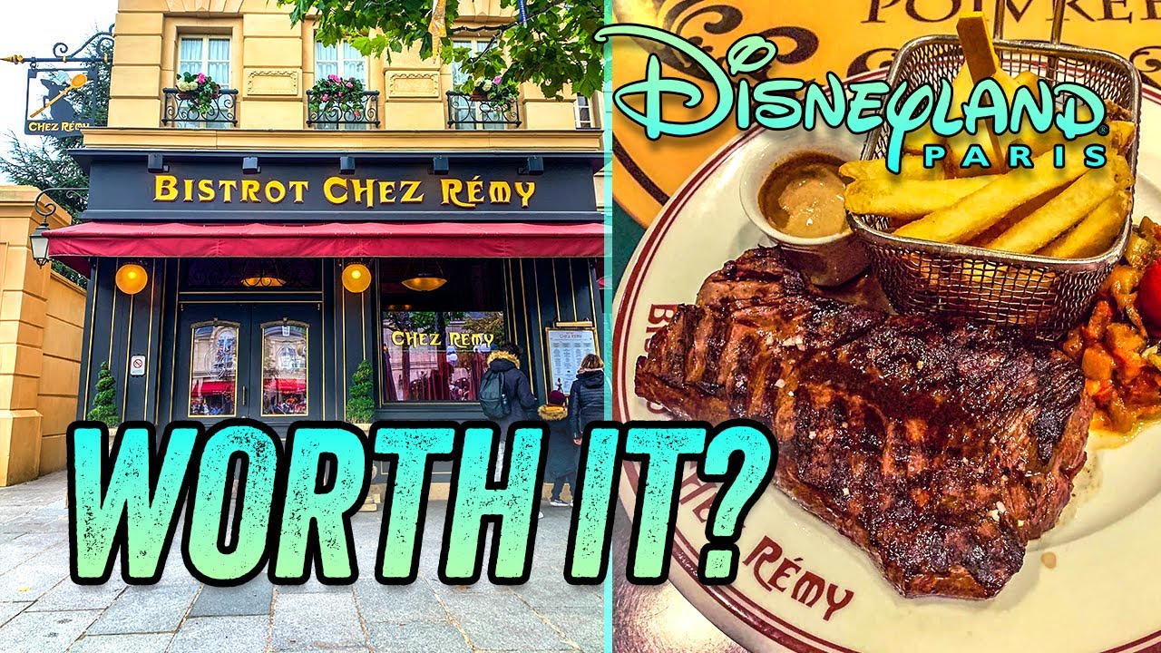 We Eat At Bistrot Chez Remy Disneyland Paris - YouTube