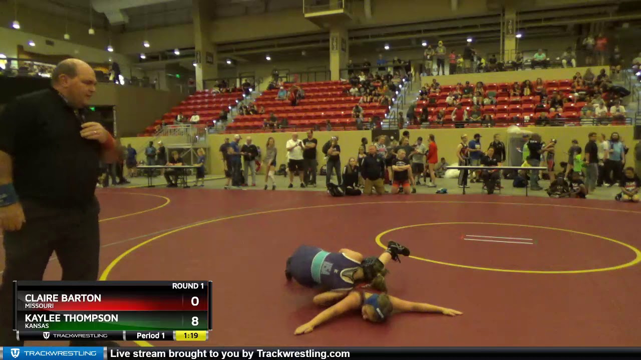 Girls FS 9U 85 Kaylee Thompson Kansas Vs Claire Barton Missouri - YouTube