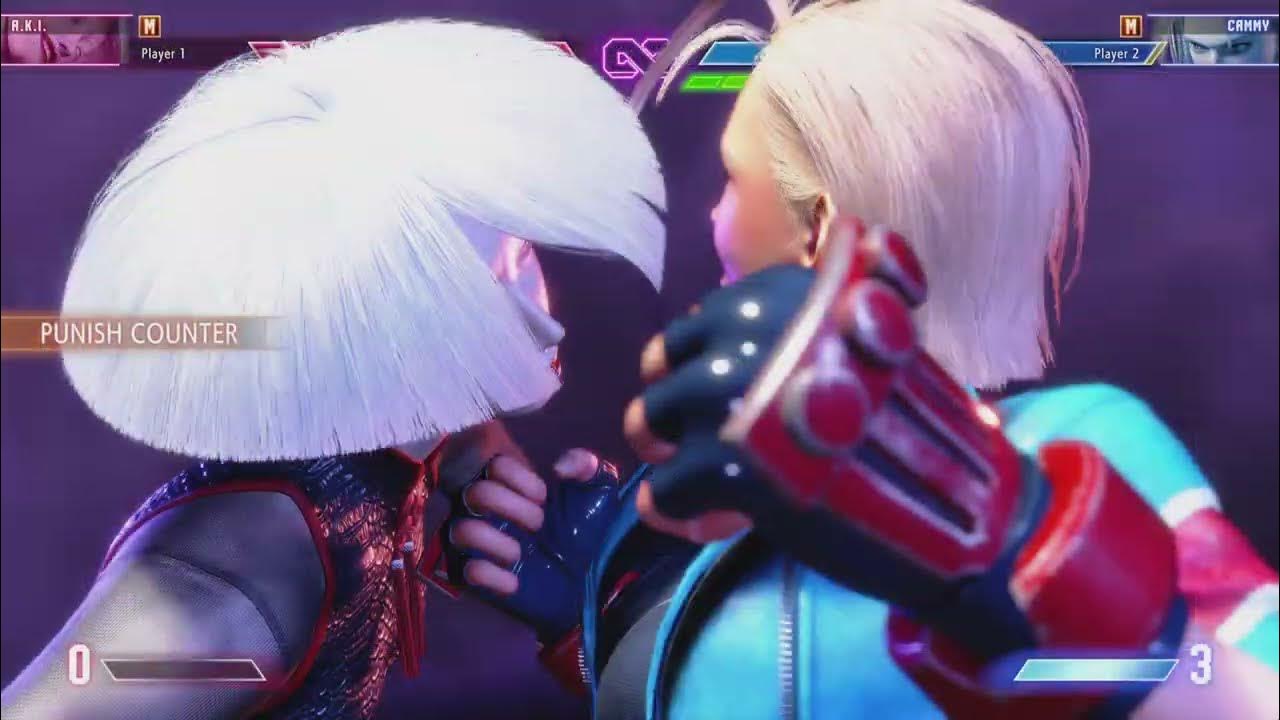 street fighter 6 aki lvl 3 on cammy jiggle physics - YouTube