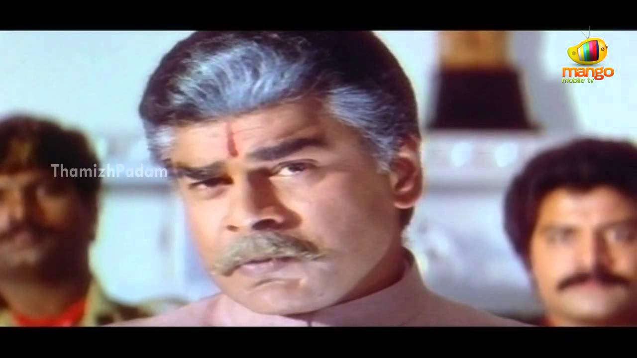 Maanbumigu Mesthri Movie Scenes - Sharath Saxena asking Chiranjeevi to ...