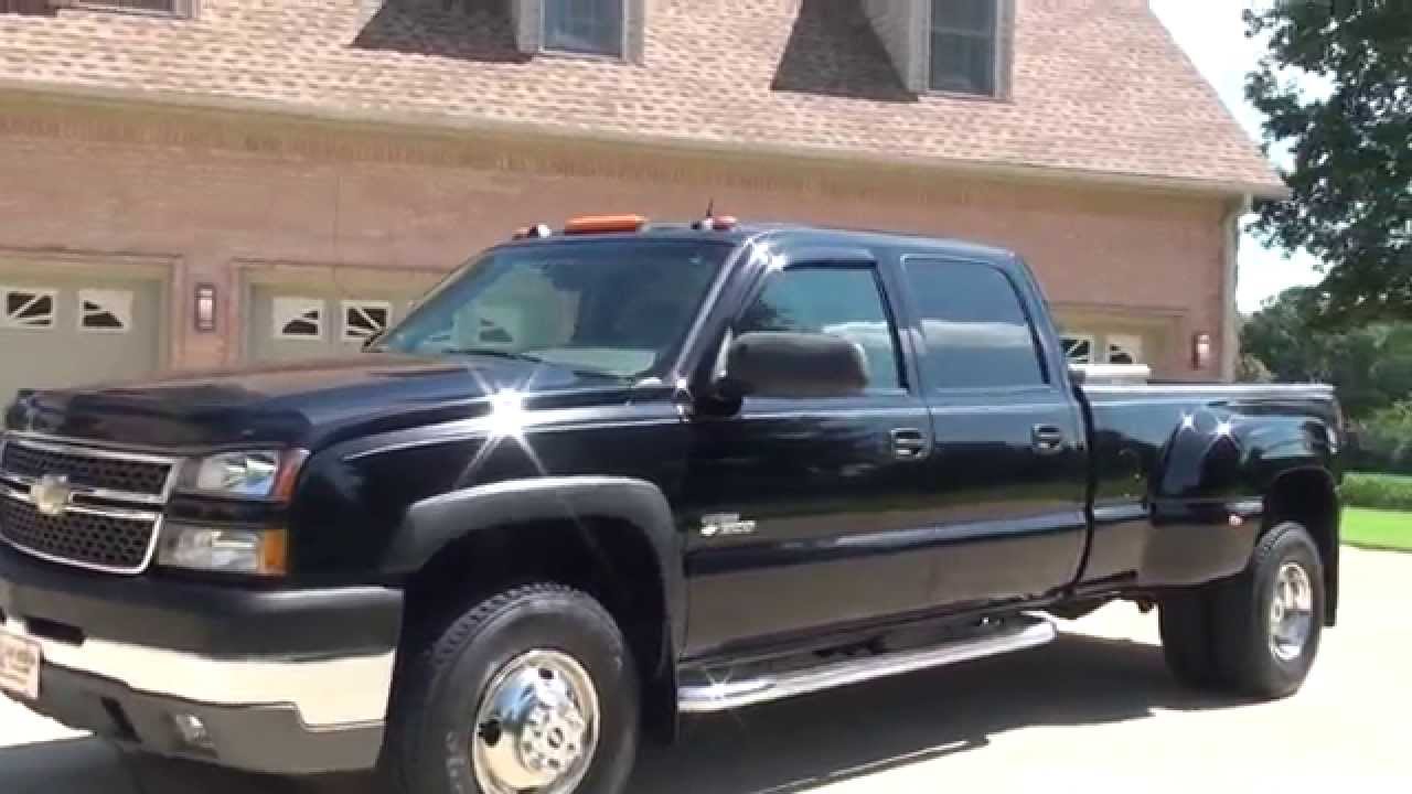HD VIDEO 2005 CHEVROLET SILVERADO LT CREW CAB DURAMAX 4WD SEE WWW ...