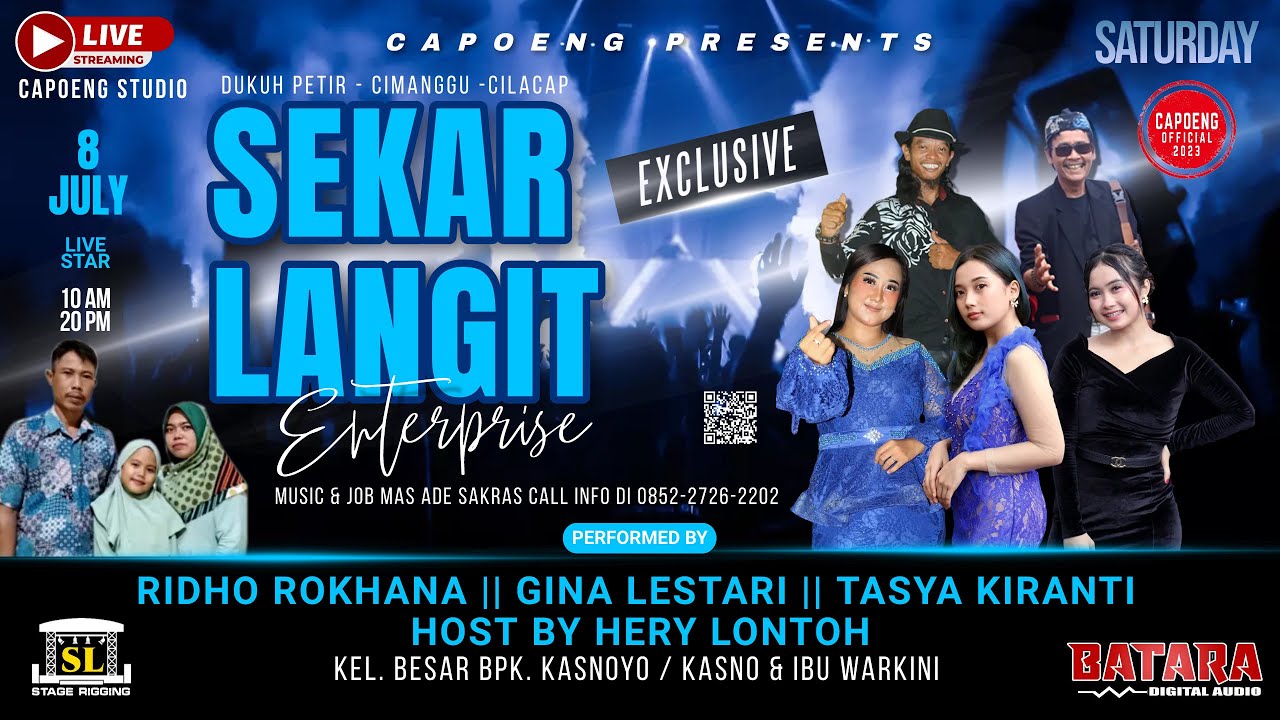 🔴Live Perfom SEKAR LANGIT Enterprise | Gusar ALMIRA NAZWA A | Dukuh Petir, Sabtu 8 Juli 2023 ...