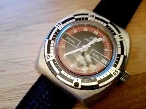 ORION SEAL vintage "diver style" watch with BRAC 512 movement, 1970's ...