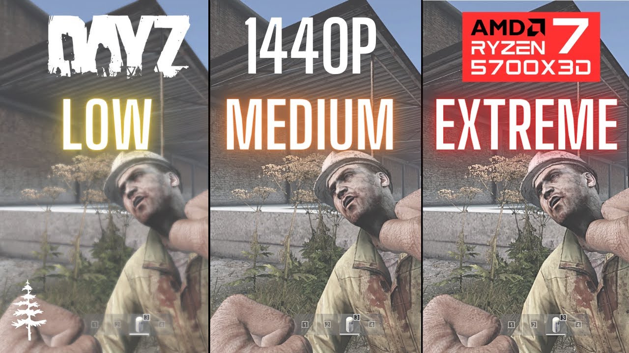 Better Graphics or More Frames? 5700X3D + 4090 DayZ 1440p Comparison ...