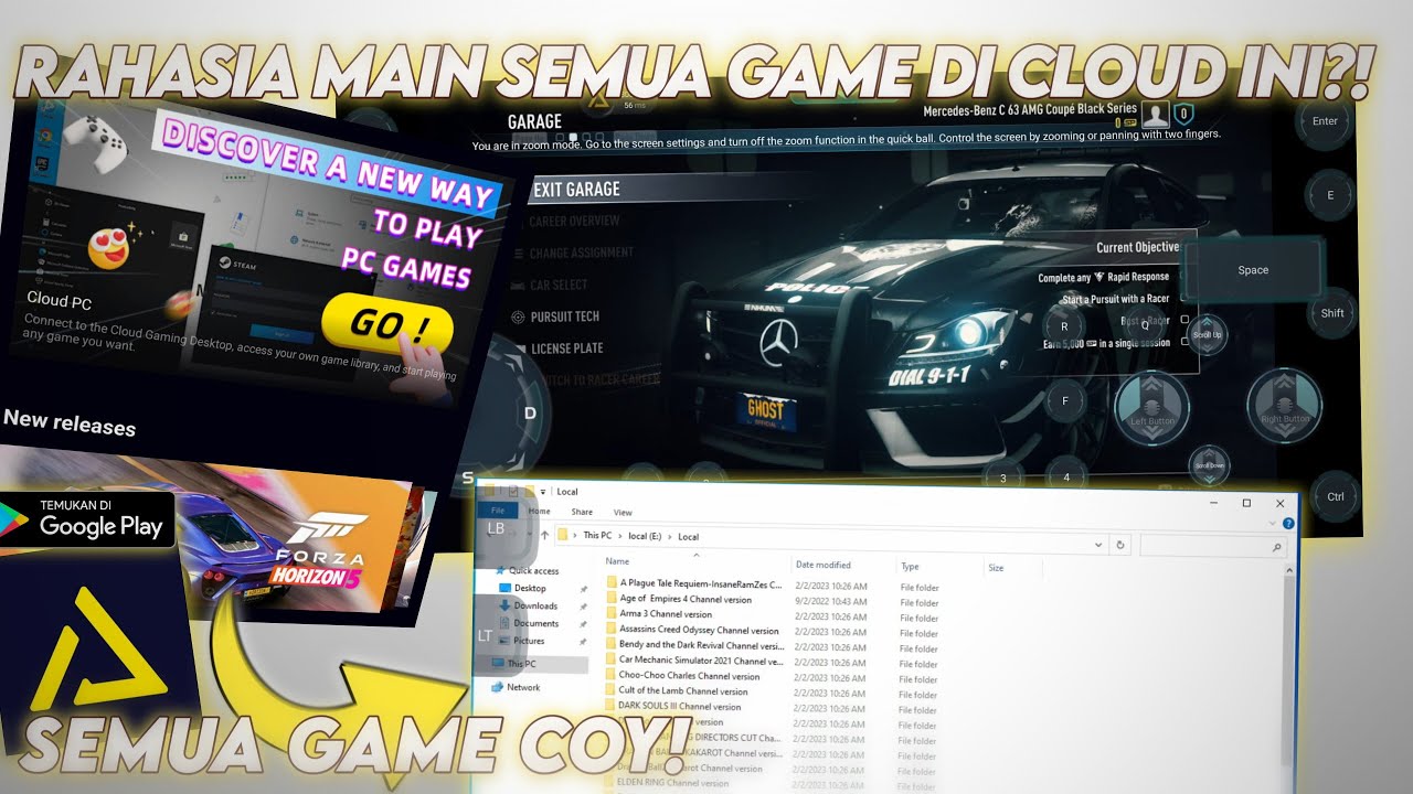 Rahasia! Jangan Di Tonton Disini Kalian Bisa Main Game PC Semuanya? - JoyArk Cloud Gaming - YouTube